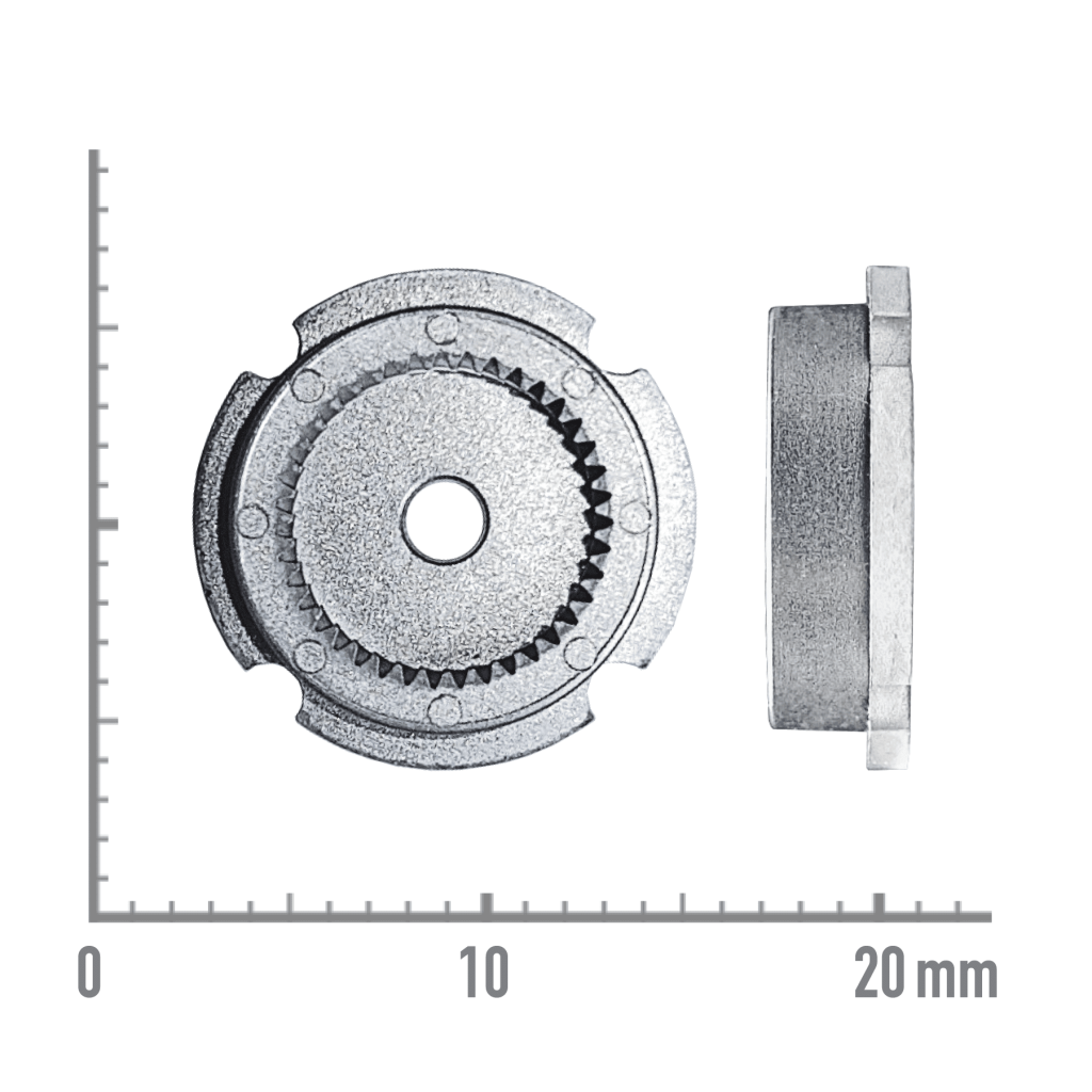 Micro internal helical gear - Micro MIM USA Inc.